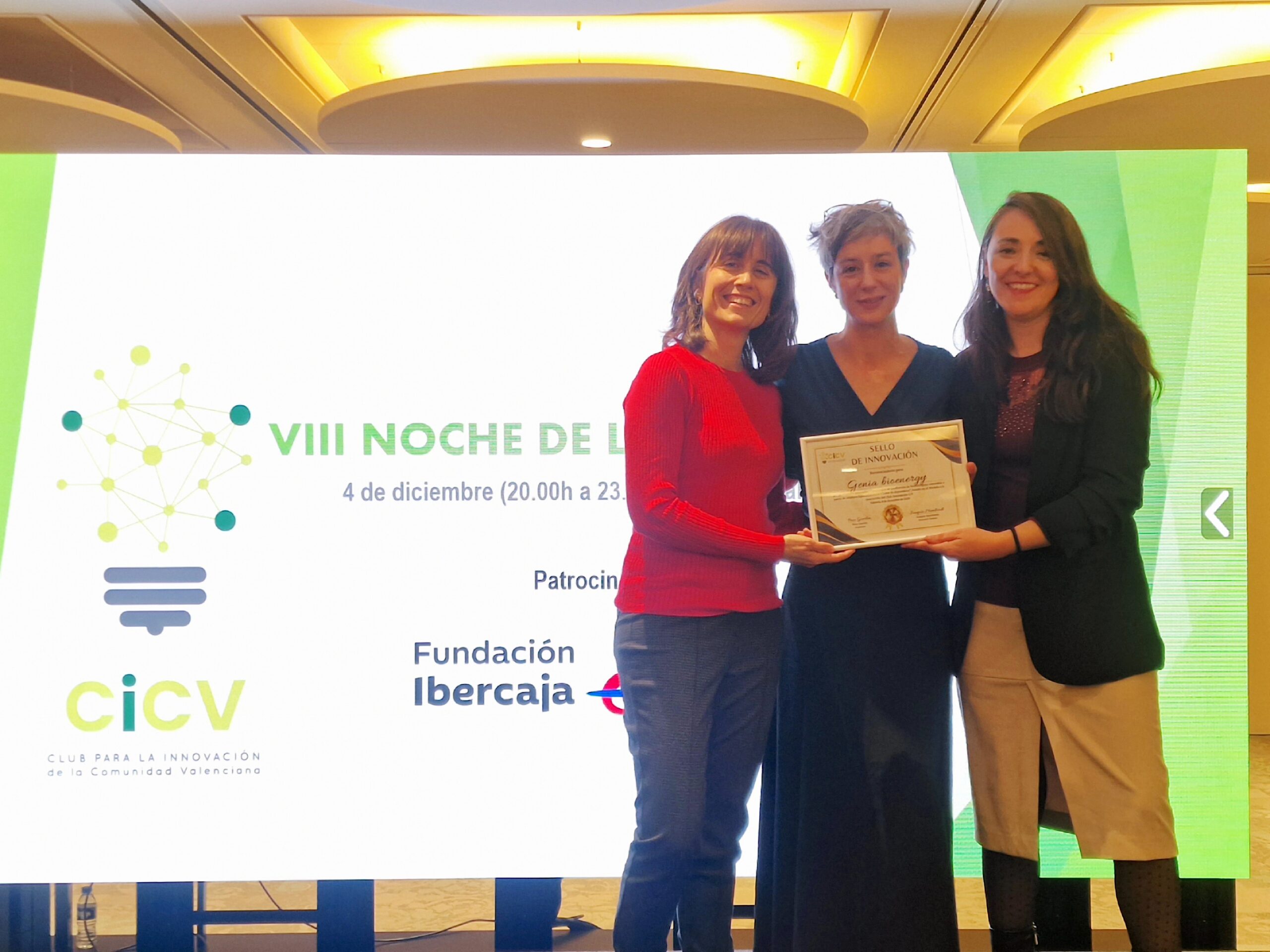 Genia Bioenergy recibe el Premio a las Buenas Prácticas en Innovación ...